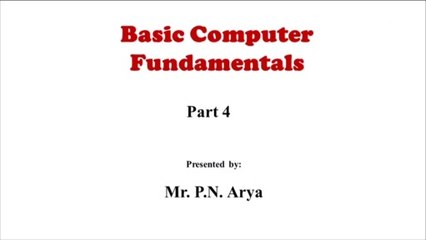 Basic Computer Fundamental by PremnArya - Dailymotion