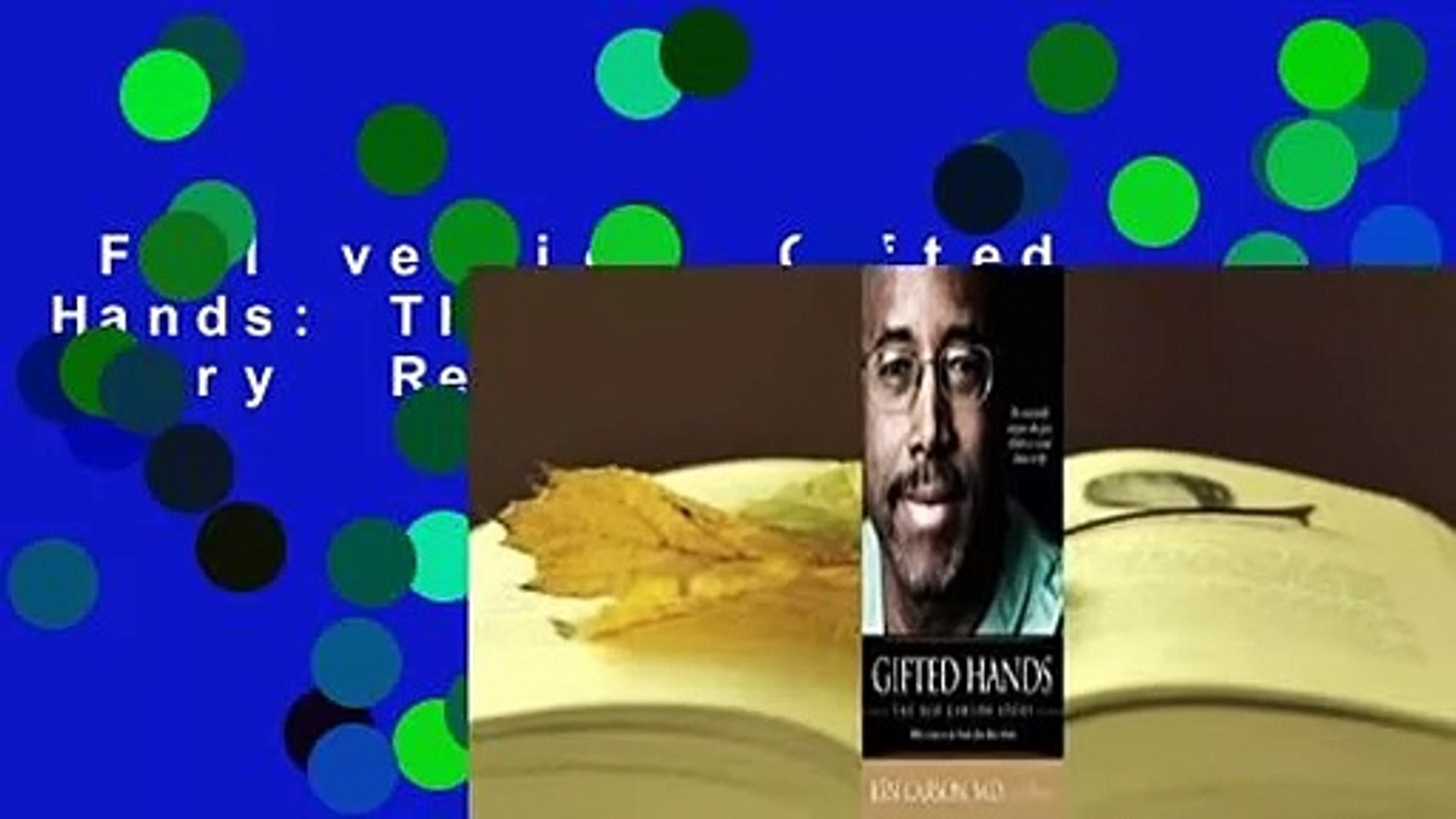 Gifted Hands Book Cover