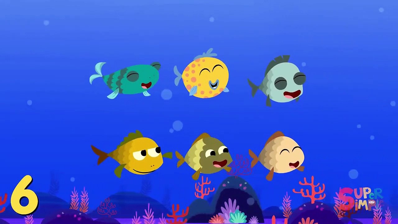 10 Little Fishies - Featuring Finny The Shark! _ Kids Songs _ Super ...