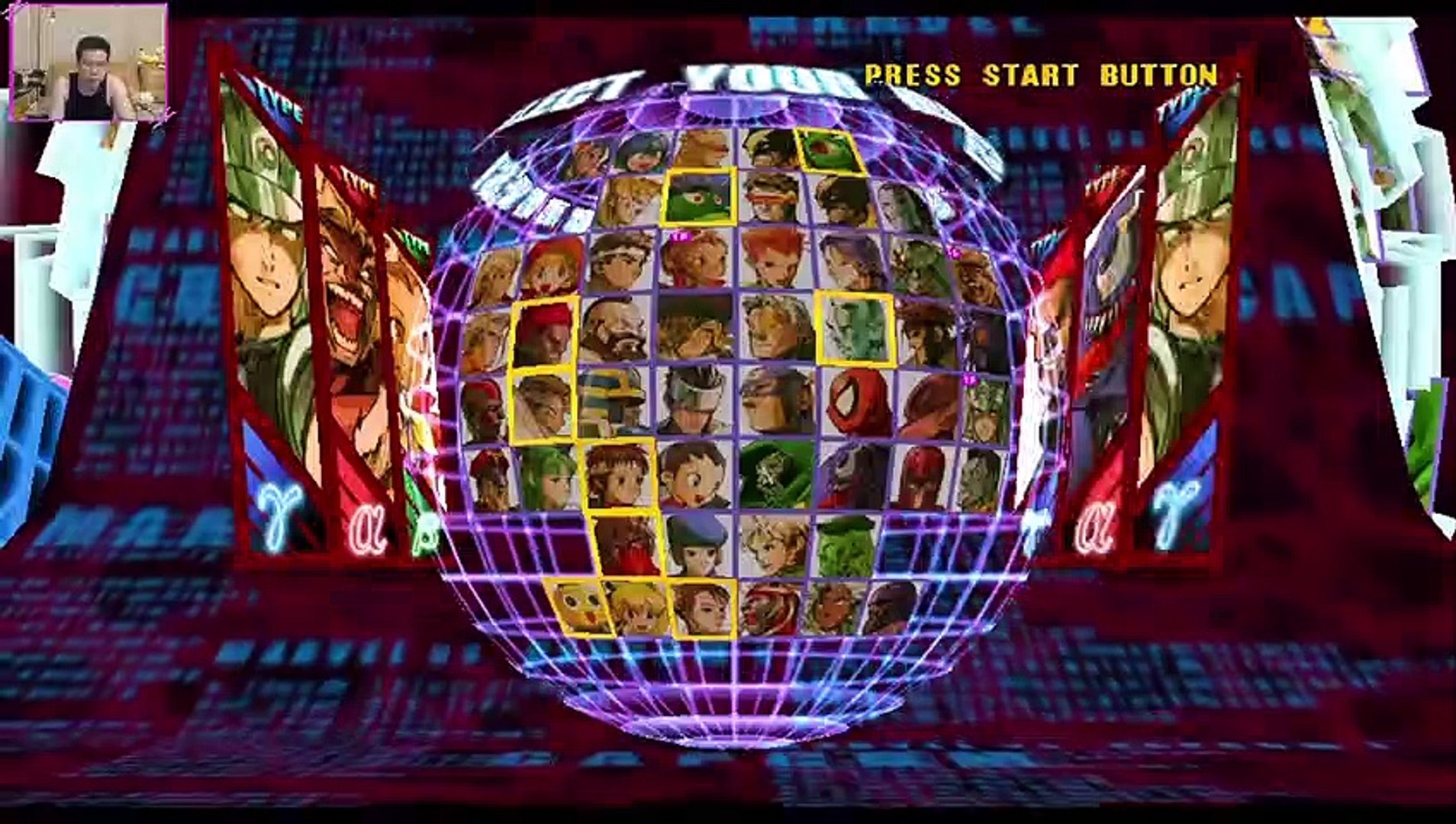 Marvel Vs Capcom 2 Character Selection Screen A Good Clean Fight