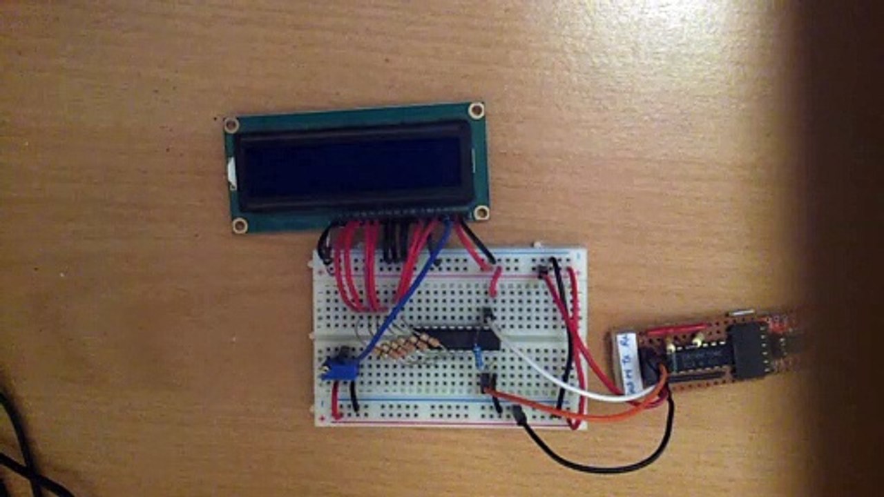 connecting and programming lcd displays connected to a picaxe 18m ...
