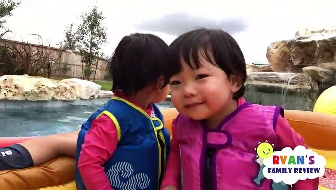 Ryan's 7th Happy Birthday Pool Party with Surprise Minecraft Red Titan ...