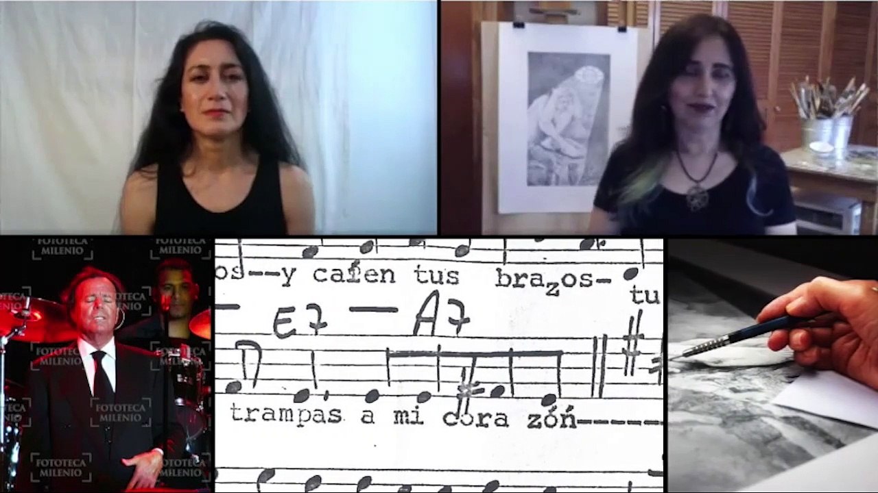 Maritza Morillas dibuja "Con la misma piedra" | El Arte de la Canción ...
