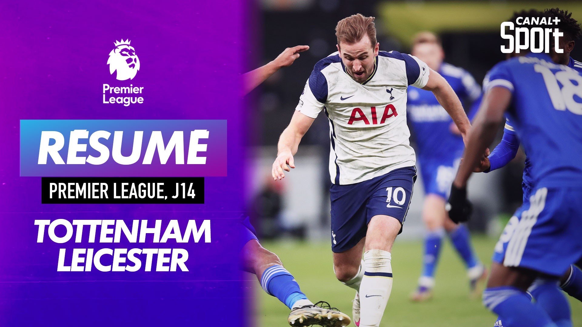 Les buts de Tottenham / Leicester