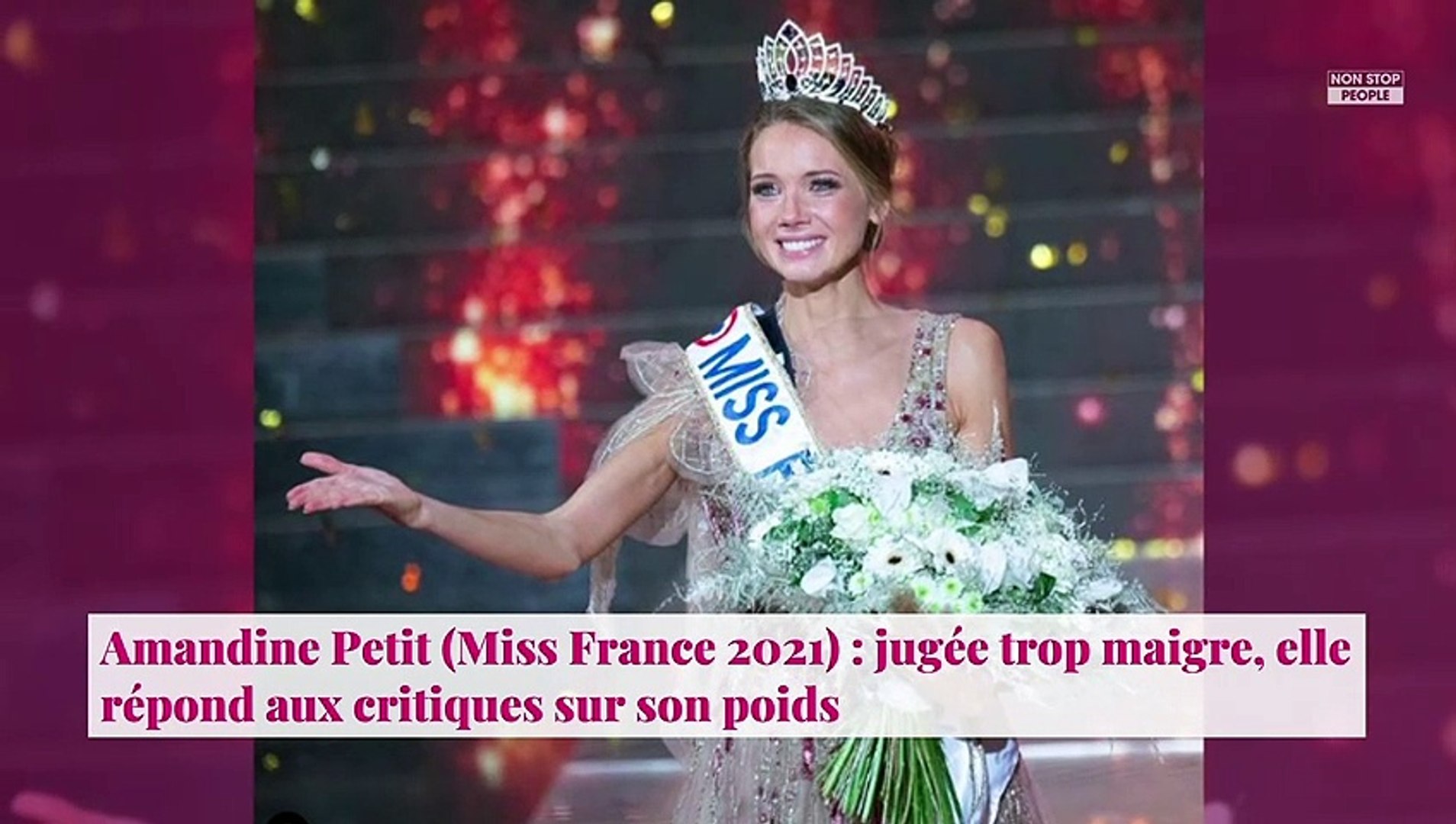 Amandine Petit Trop Maigre Miss France 2021 Rpond Ses