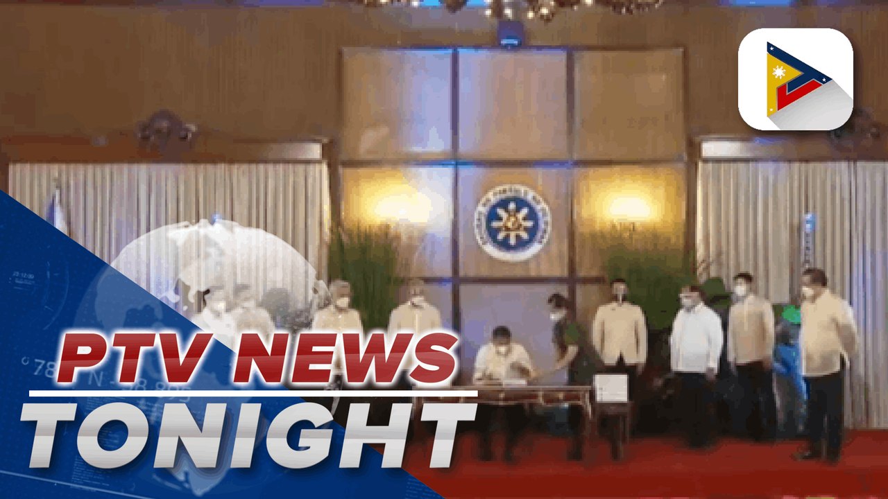 PRRD signs the 2021 proposed national budget into law - video Dailymotion