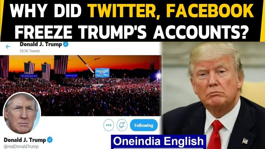 Facebook, Twitter lock Donald Trump's account in confrontation over US ...
