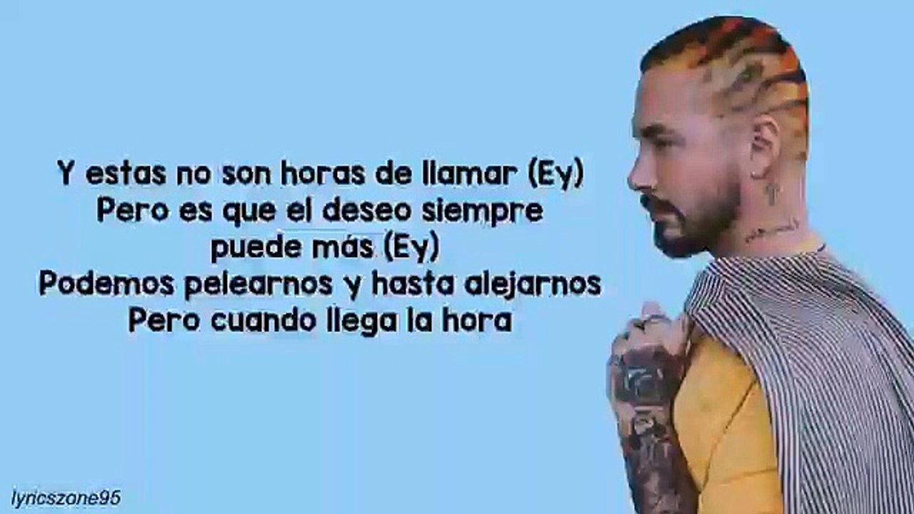 J Balvin Rojo Letra Lyrics - video Dailymotion