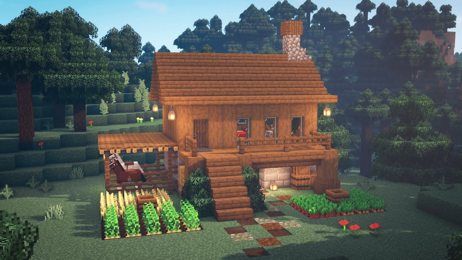 Minecraft Lake House Tutorial