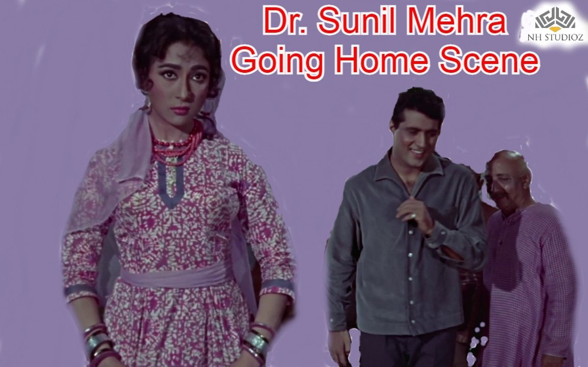 Dr. Sunil Mehra Going Home Scene | Himalay Ki God Mein (1965) | Manoj ...
