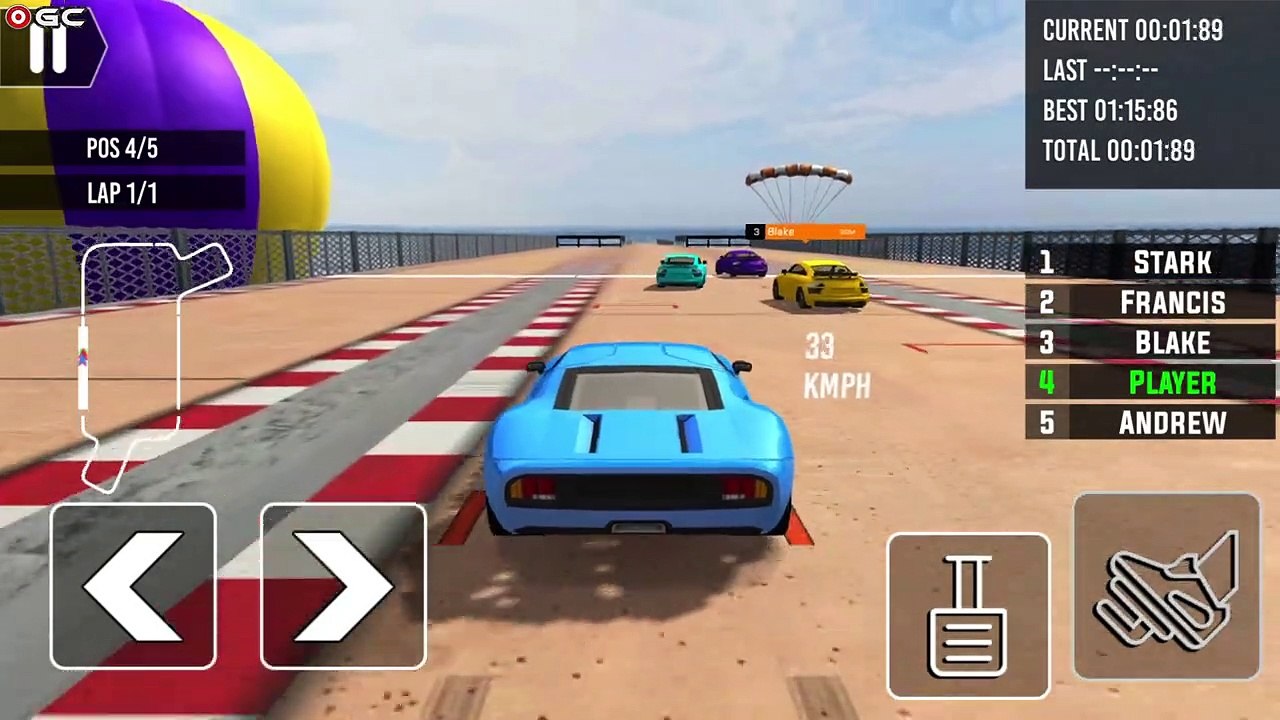 Car Racing Stunt Games Mega Ramp Racing - Impossible Stunts Car - Android GamePlay - Vidéo ...