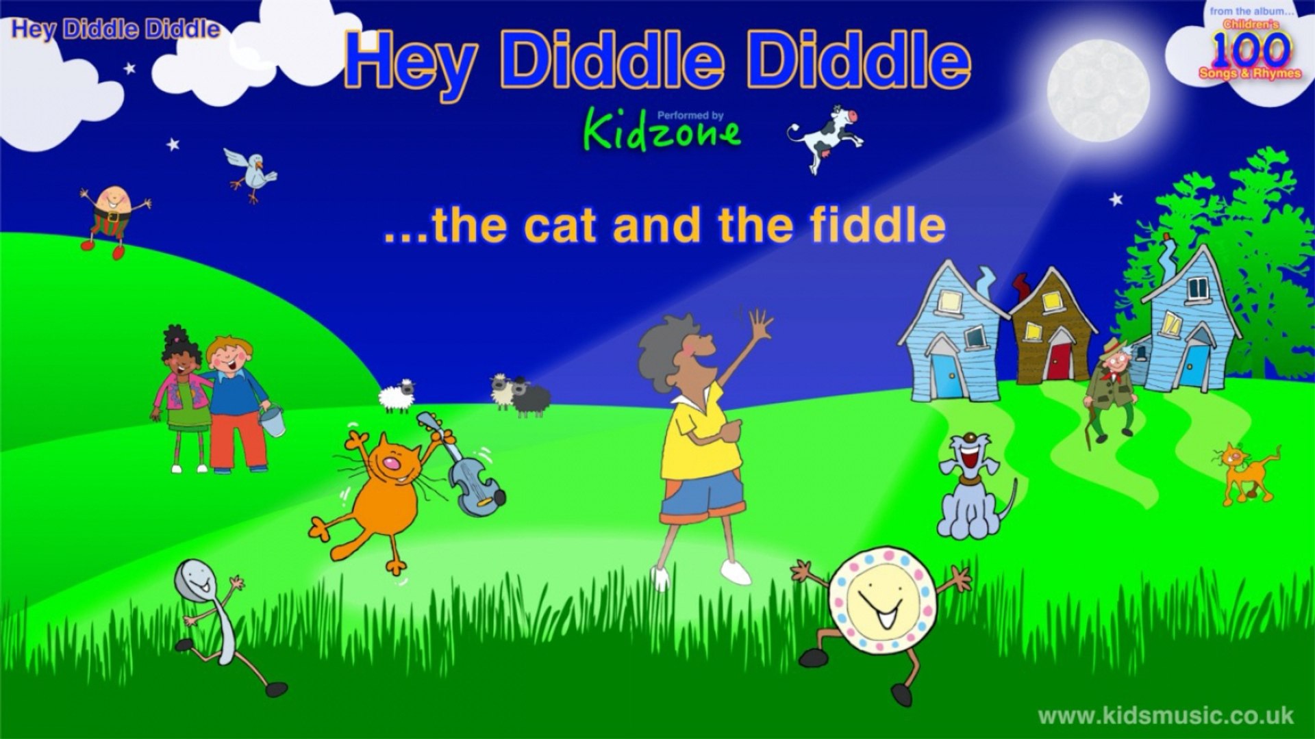 Hey Diddle Diddle The Cat And The Fiddle