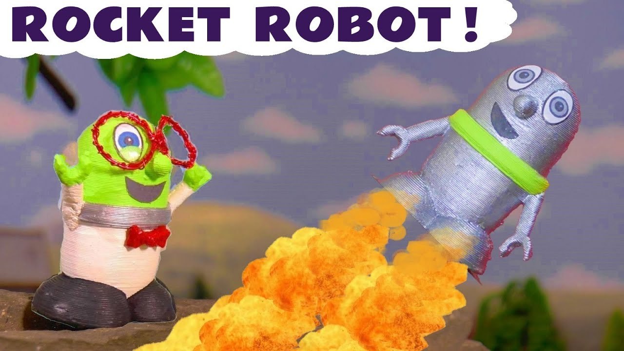 Rocket Robot Funling from Funny Funlings with Dinosaurs for Kids in ...