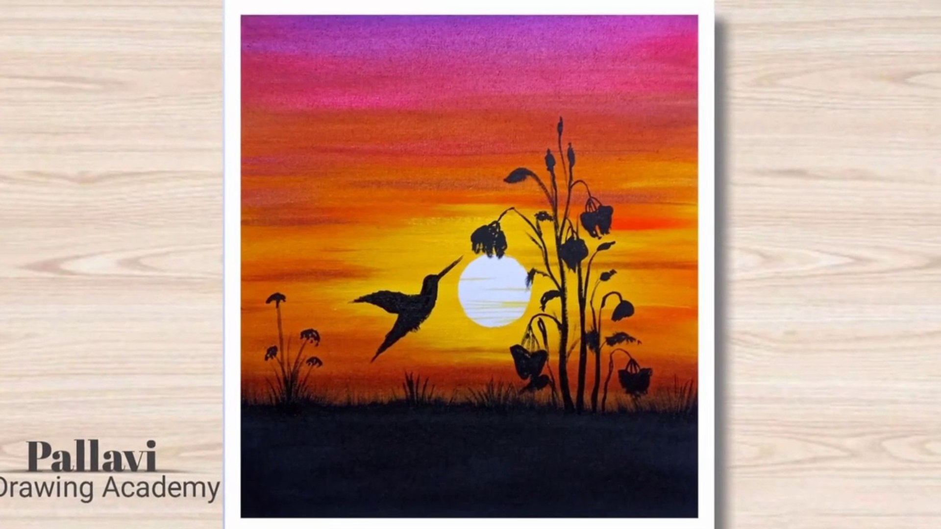Drawings Of The Sunset