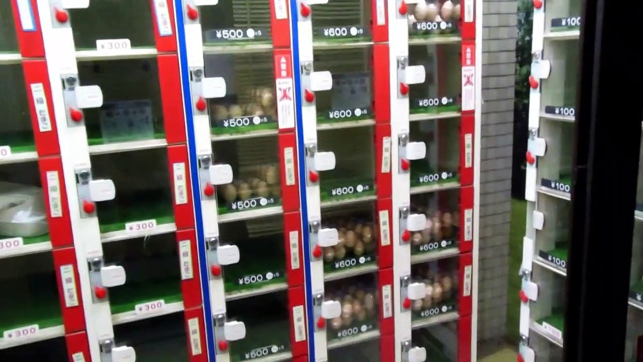 Egg Vending Machines in Japan - video Dailymotion