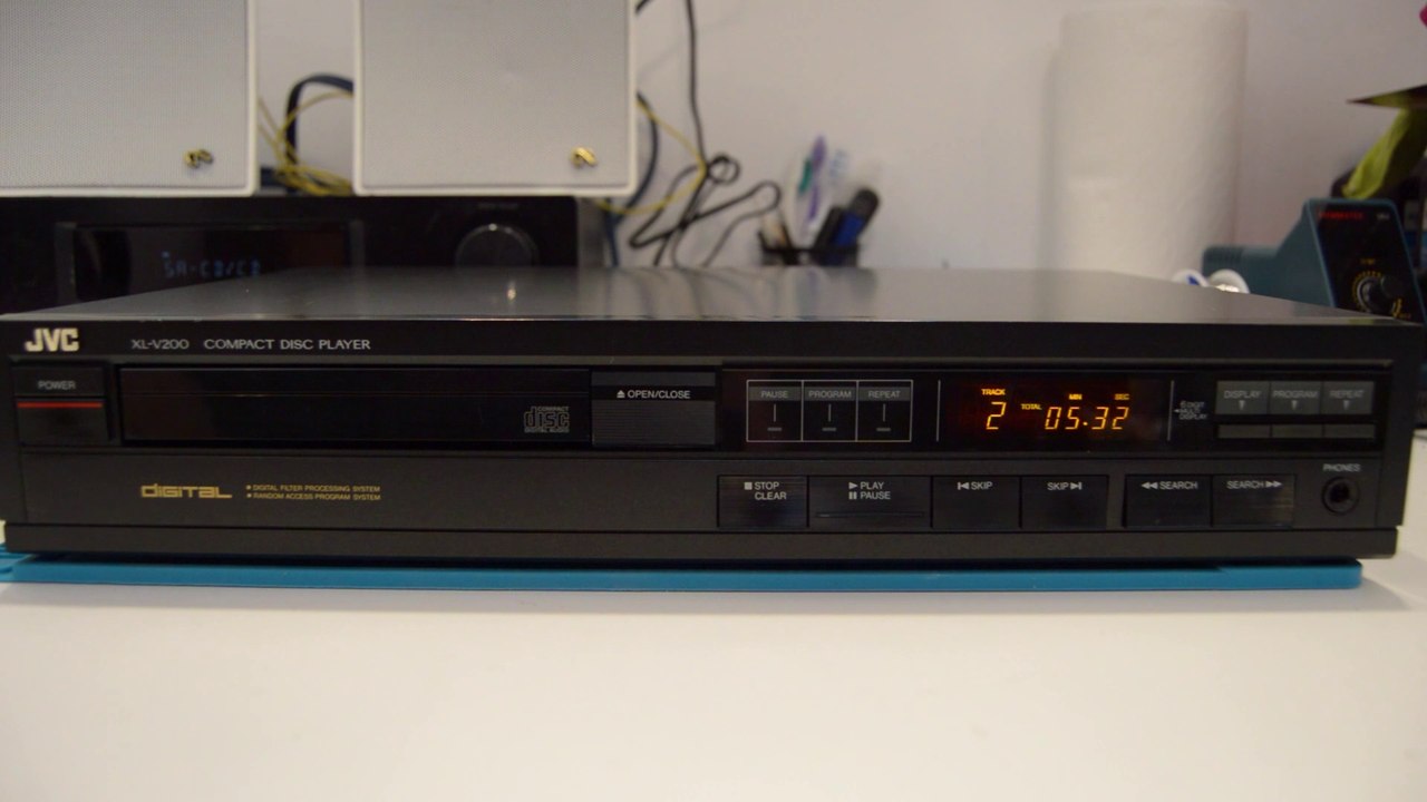 1986 JVC CD Player restoration and repair | Retro Repair Guy Episode 3 ...