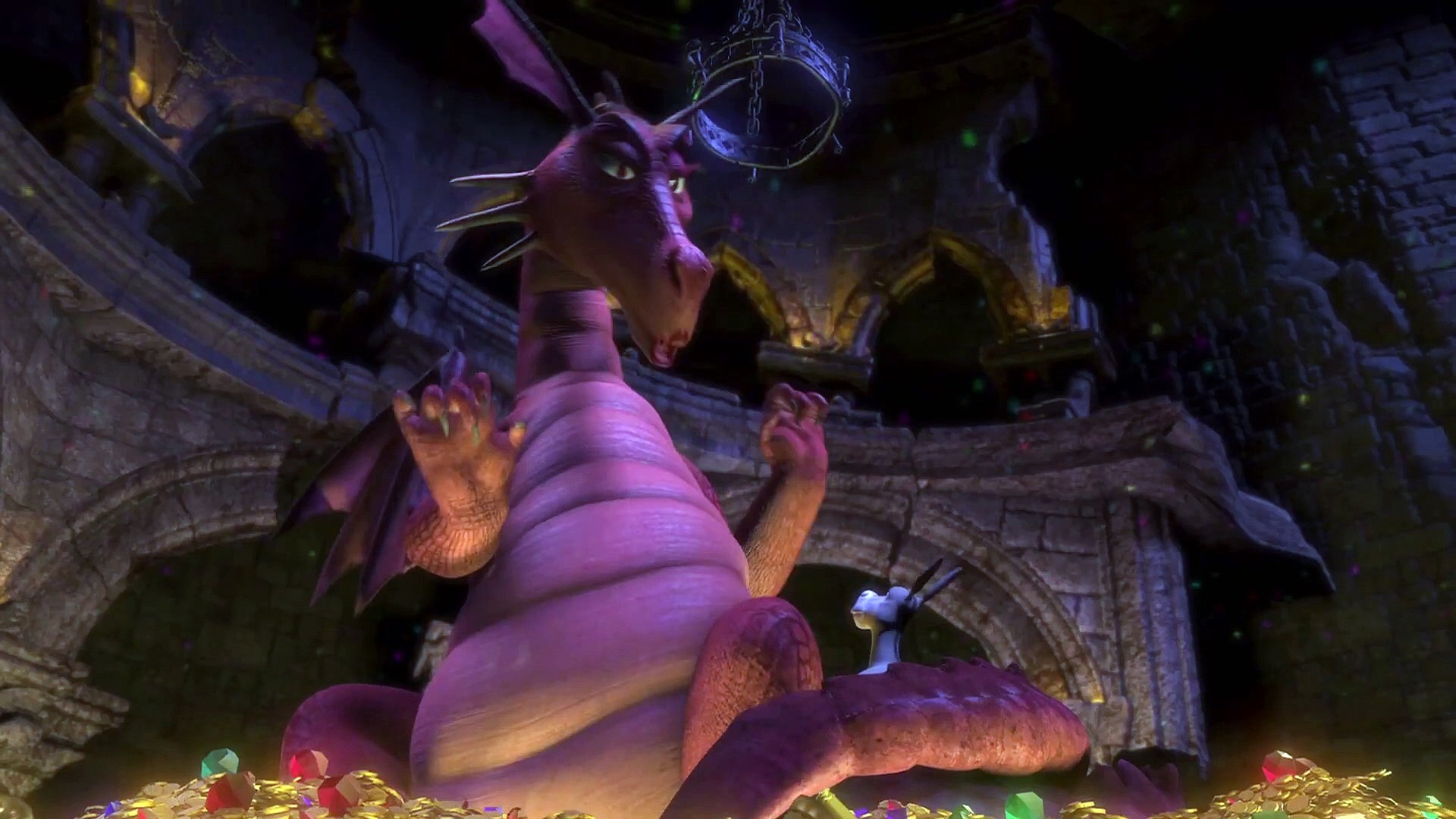 Shrek 1 Dragon Scene