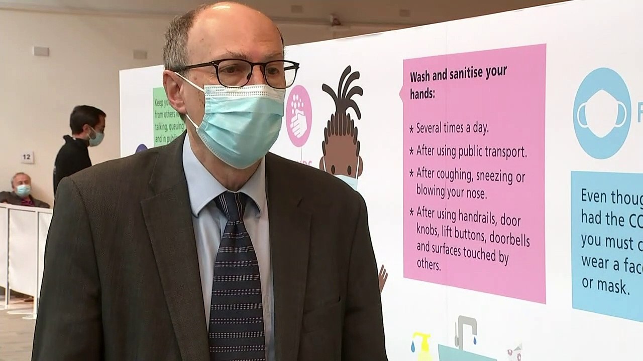Steve Powis urges vaccine uptake as rollout continues - video Dailymotion
