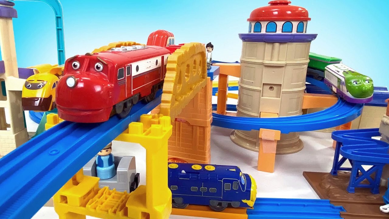 Wilson's Busy Day at Chuggington (Plarail Giant Track Layout) - video ...