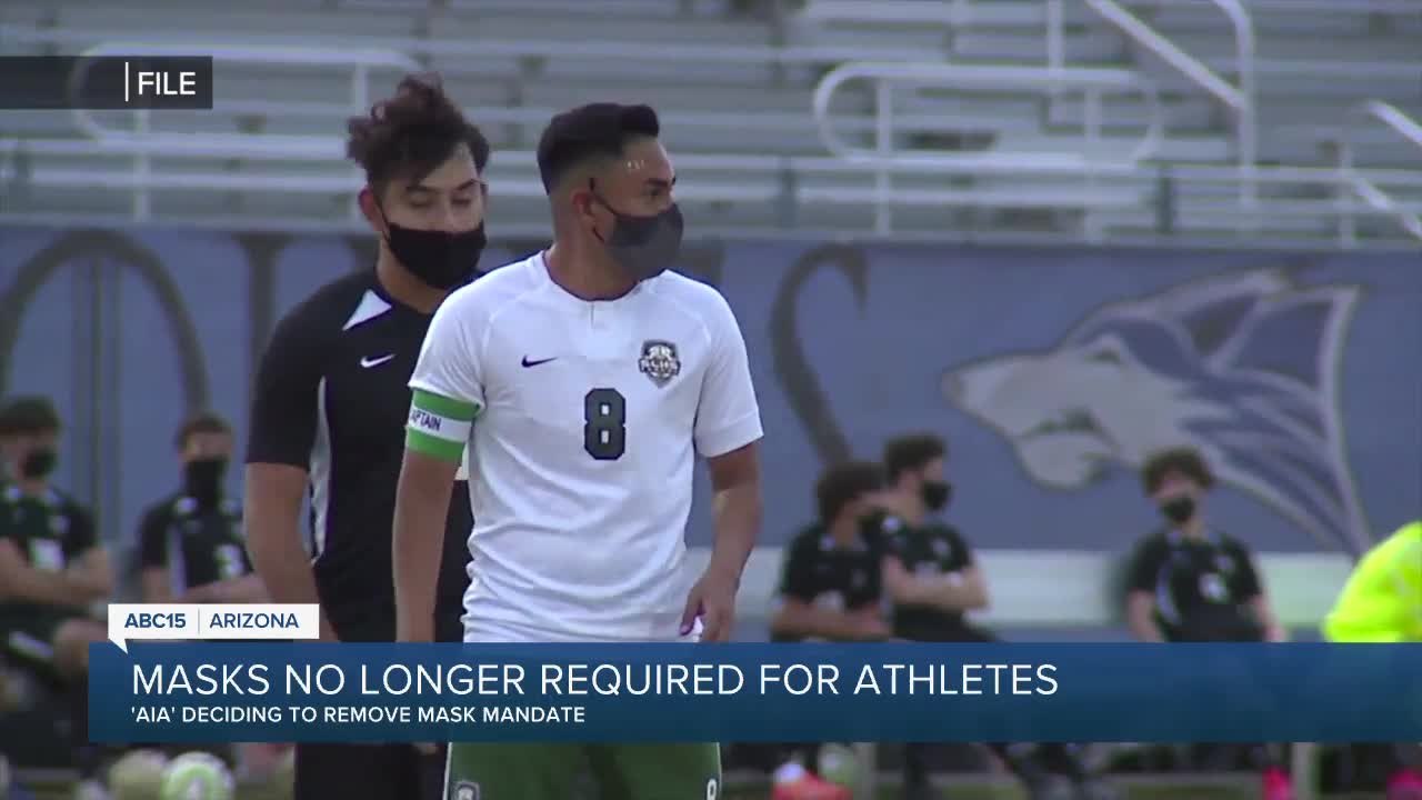 AIA: Masks no longer required for student athletes during gameplay ...