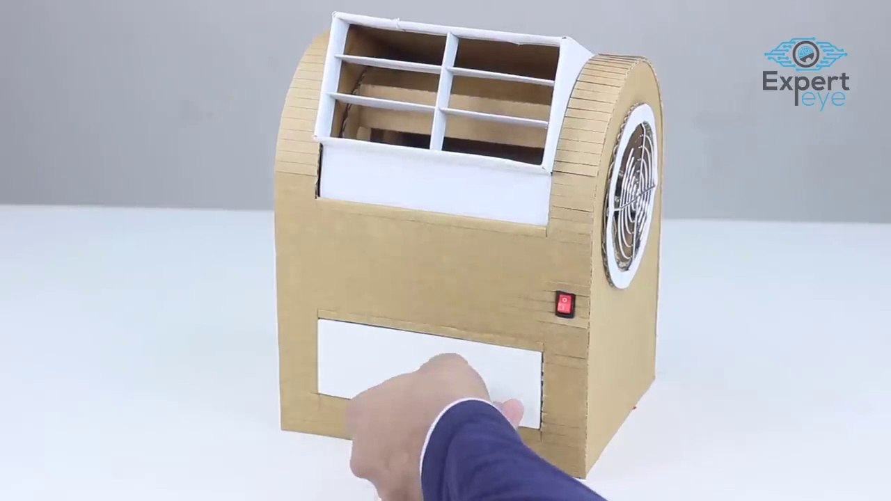 How To Make Mini Air Cooler From cardboard ! DIY Air Cooler - video ...