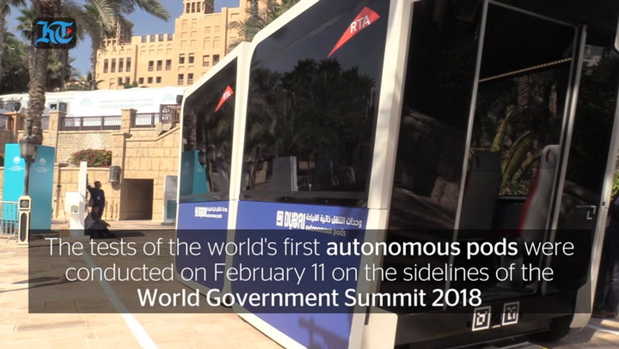 RTA Dubai tests the world’s first ‘Autonomous Pods’ - video Dailymotion