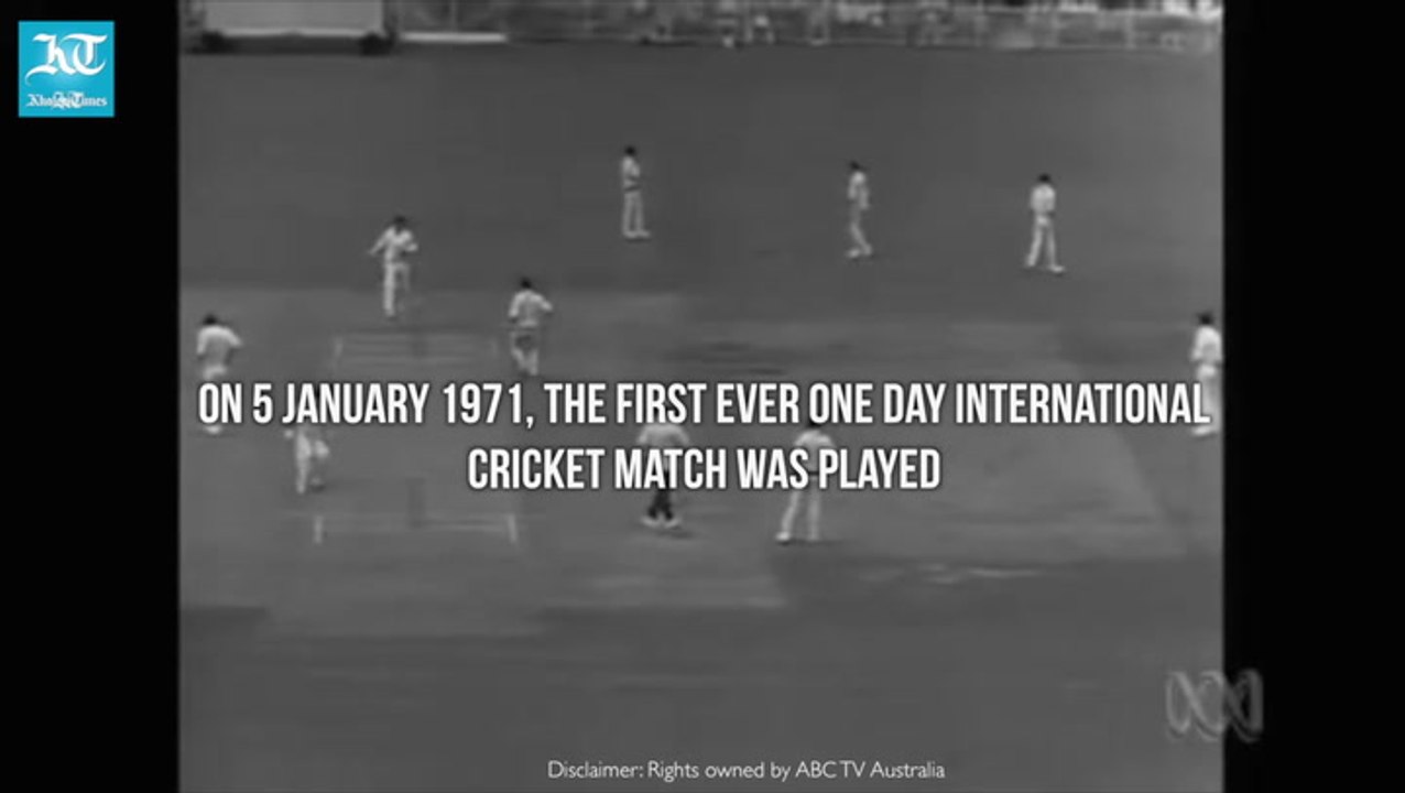First ever ODI match - video Dailymotion