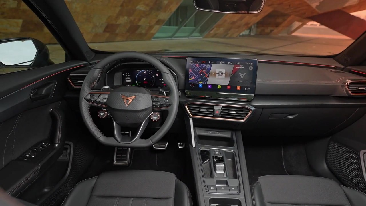 CUPRA Formentor e-HYBRID Interior Design in Dark Camouflage - video ...