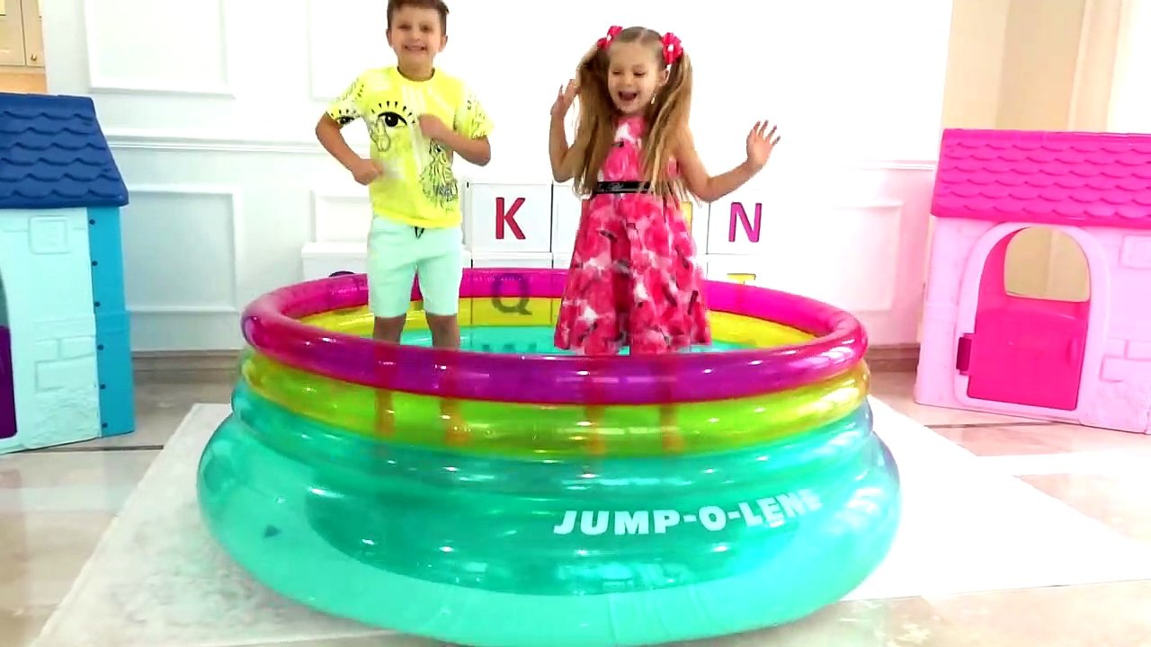 Diana and Roma learn the Alphabet and Numbers _ Educational Videos for ...