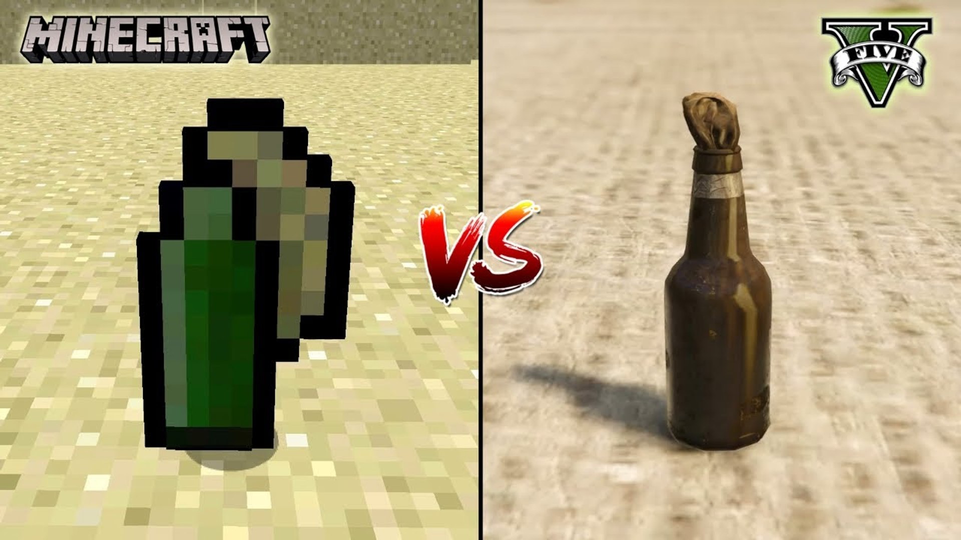 Minecraft Beer Bottle