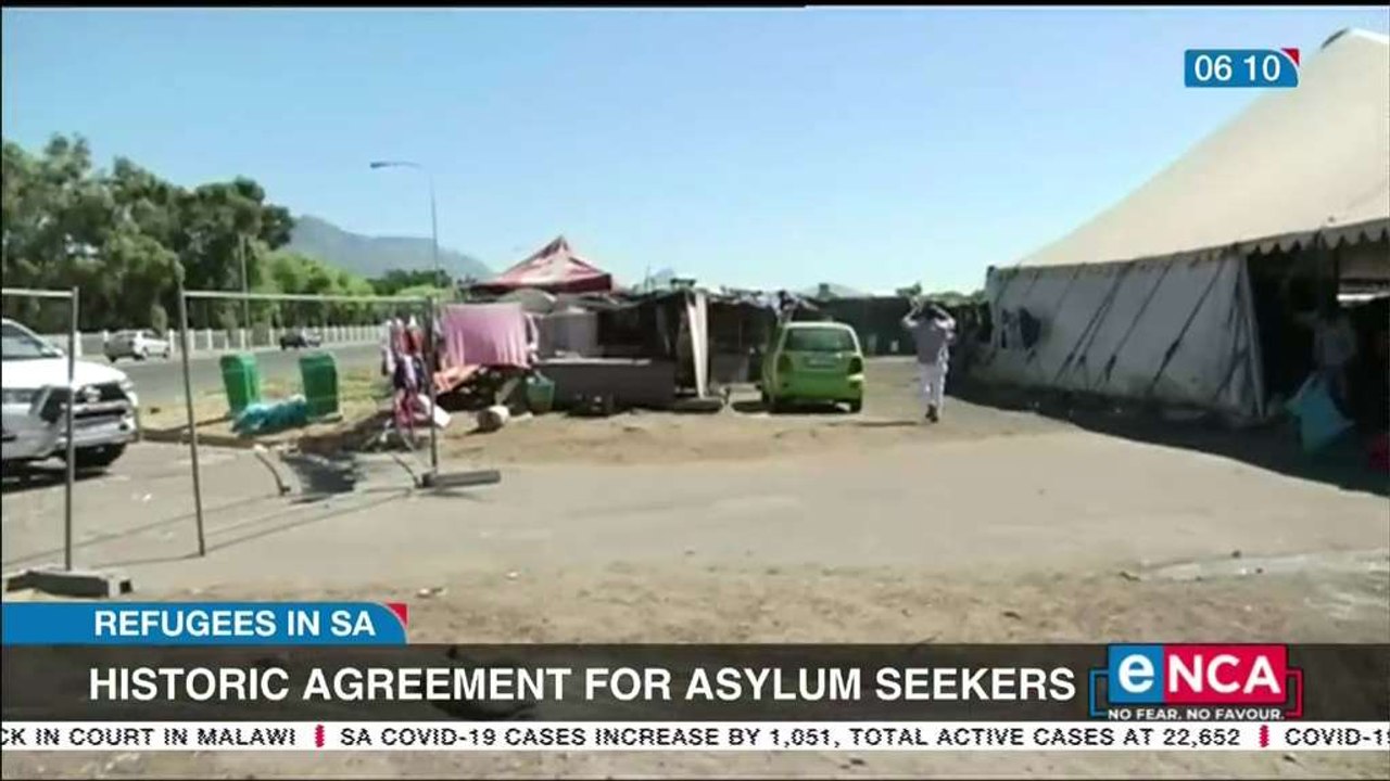 SA signs historic agreemen for asylum seekers - video Dailymotion