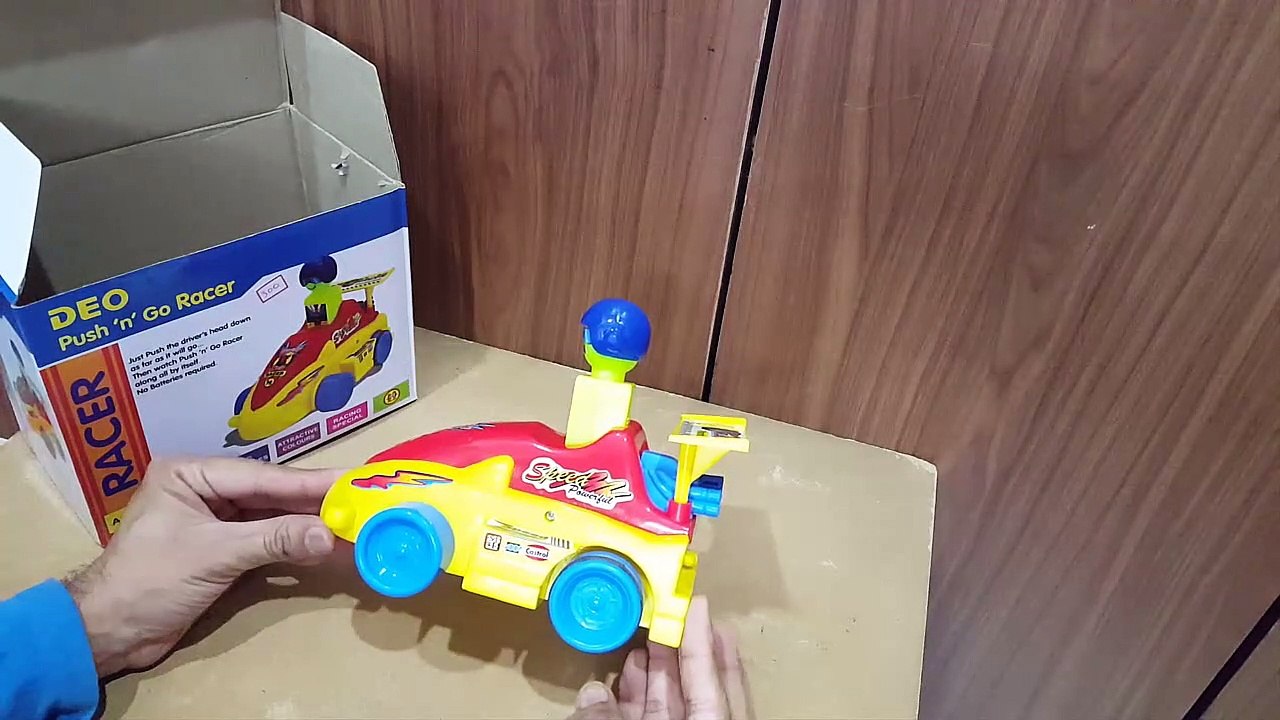 Unboxing and Review of Deo Push and Go Racer Toy car for your kids gift ...