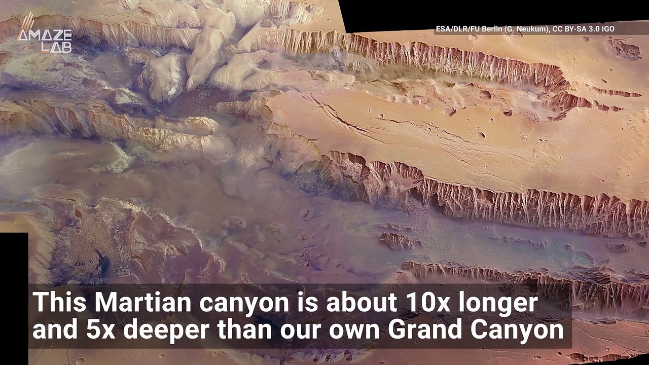 Check Out These Amazing Pictures of the ‘Grand Canyon of Mars’ - video ...