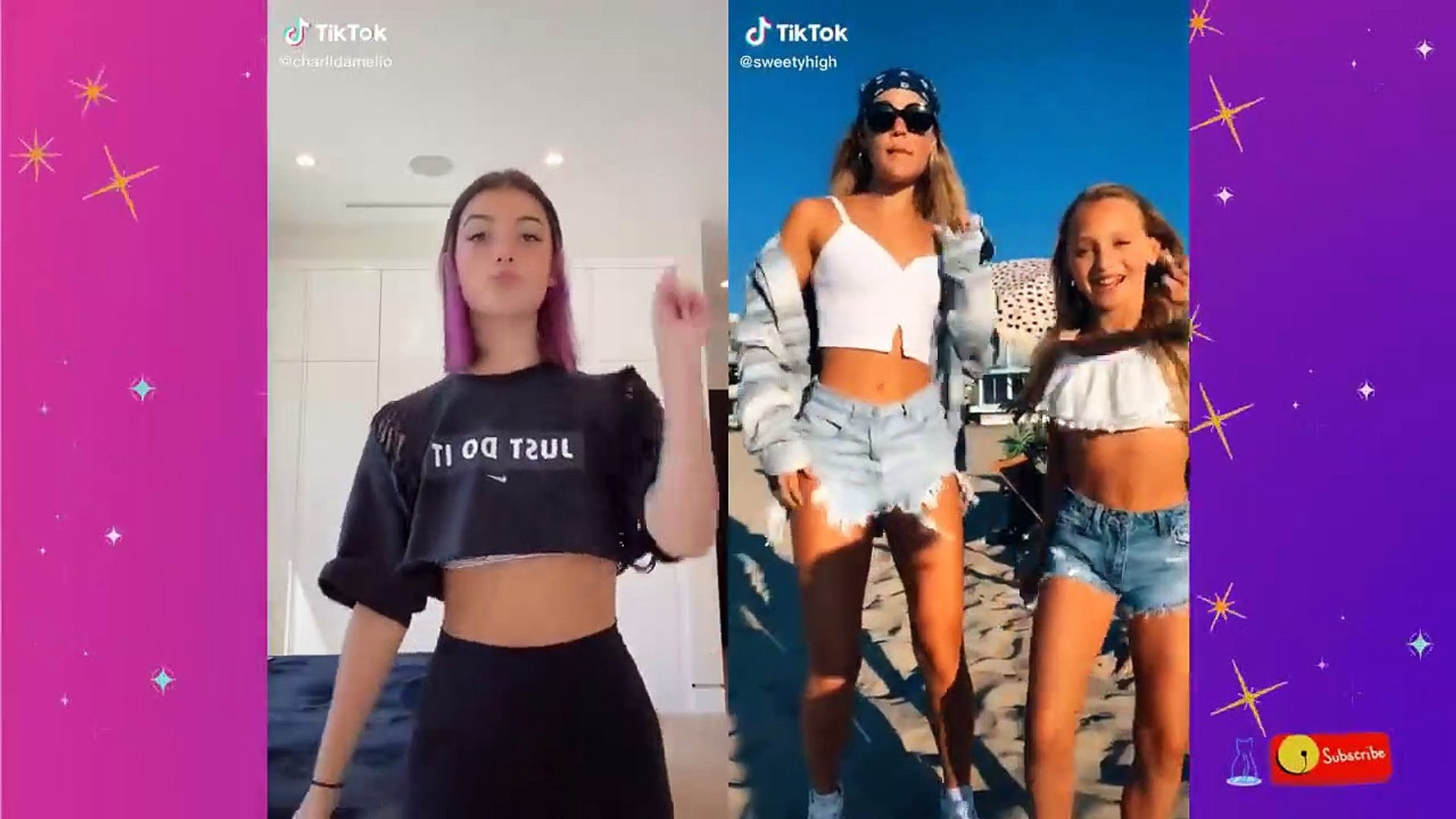 Lilly Ketchman Charli D'Amelio Vs Lilly Ketchman & Pressley Hosbach