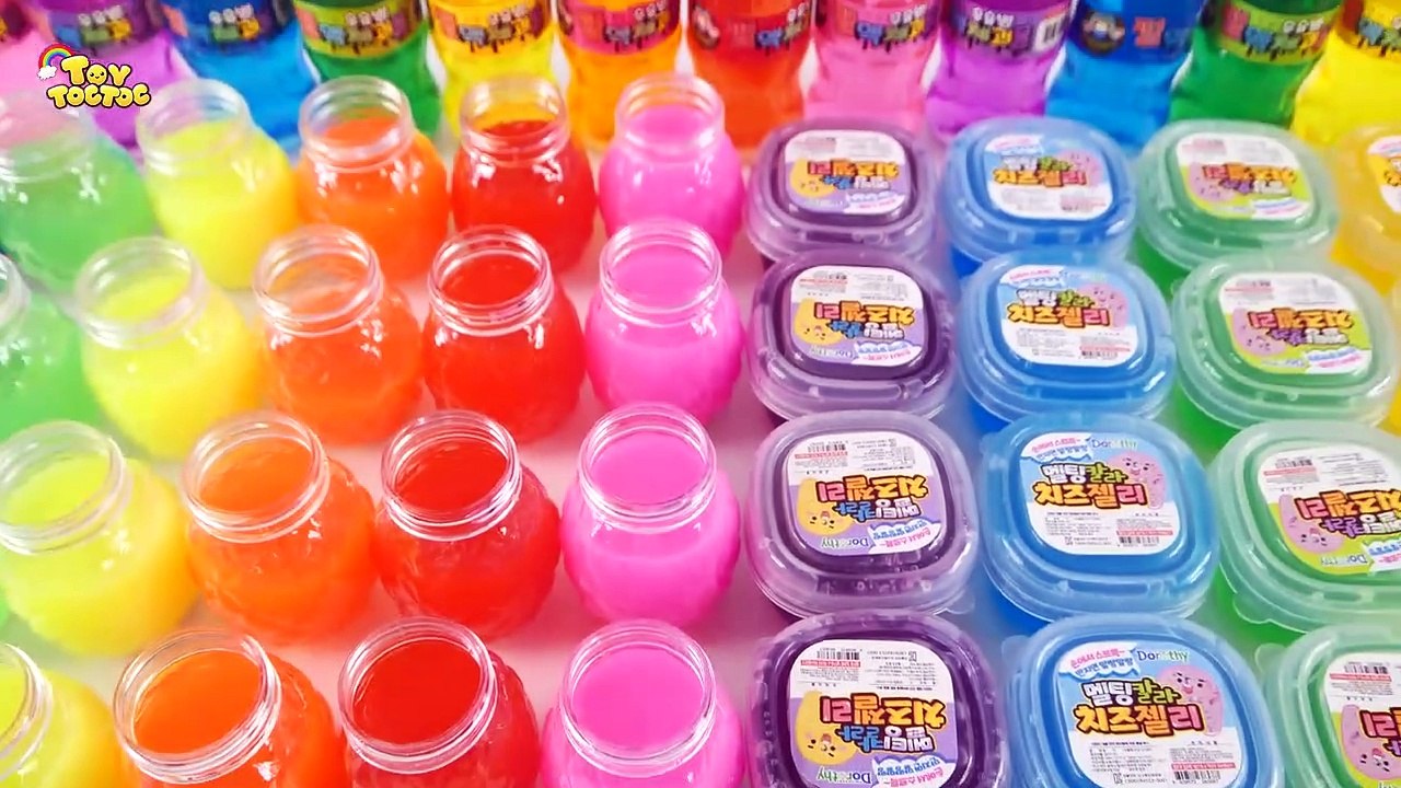 Satisfying Video L Mixing All My Slime Smoothie L How To Make Slime