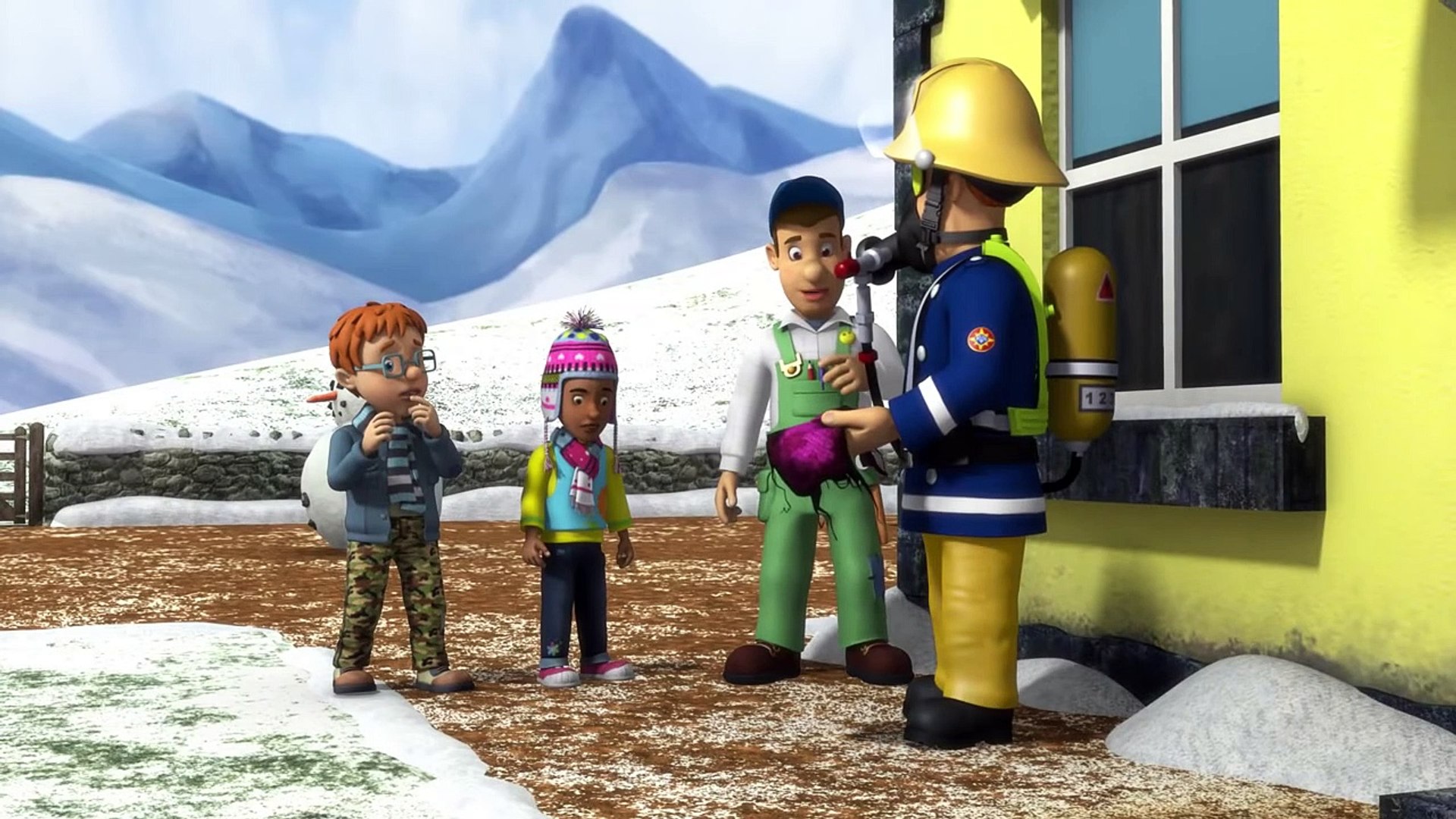 Cartoon Fireman Sam