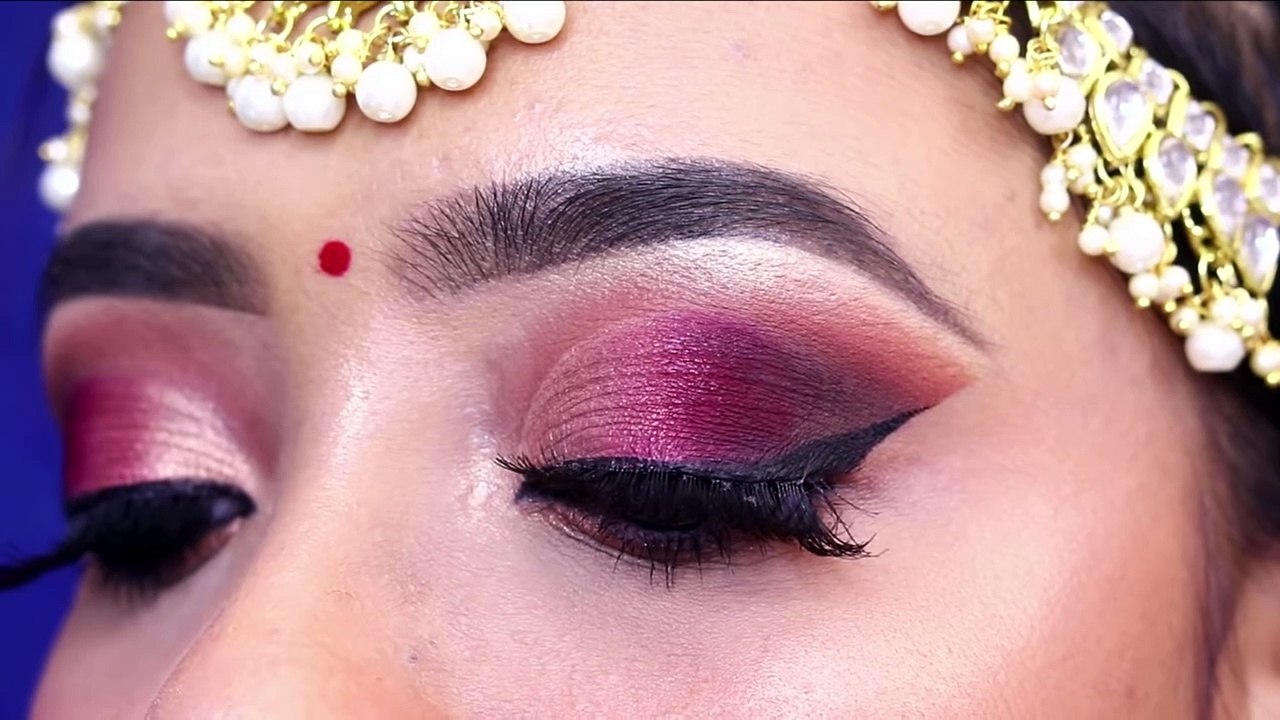 Bridal Eye Makeup Tutorial || Step By Step Detailed Eyeshadow For ...