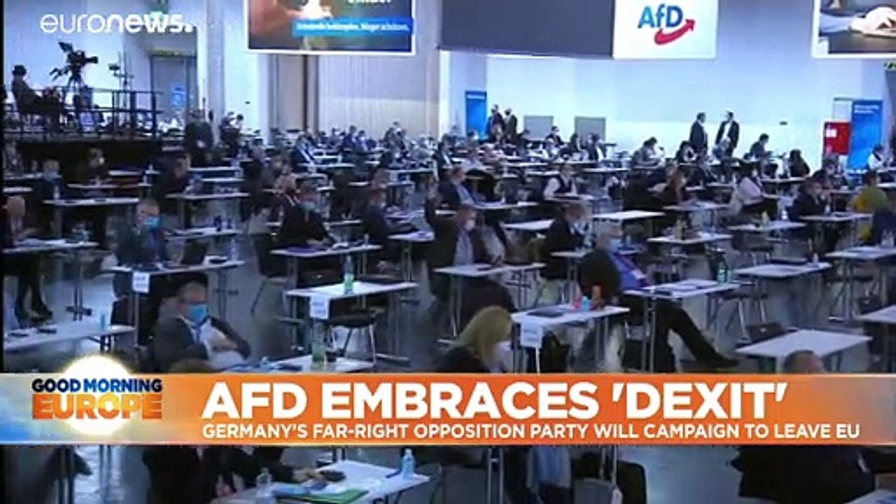 Germany's AfD opposition party embraces 'Dexit' and will campaign to ...