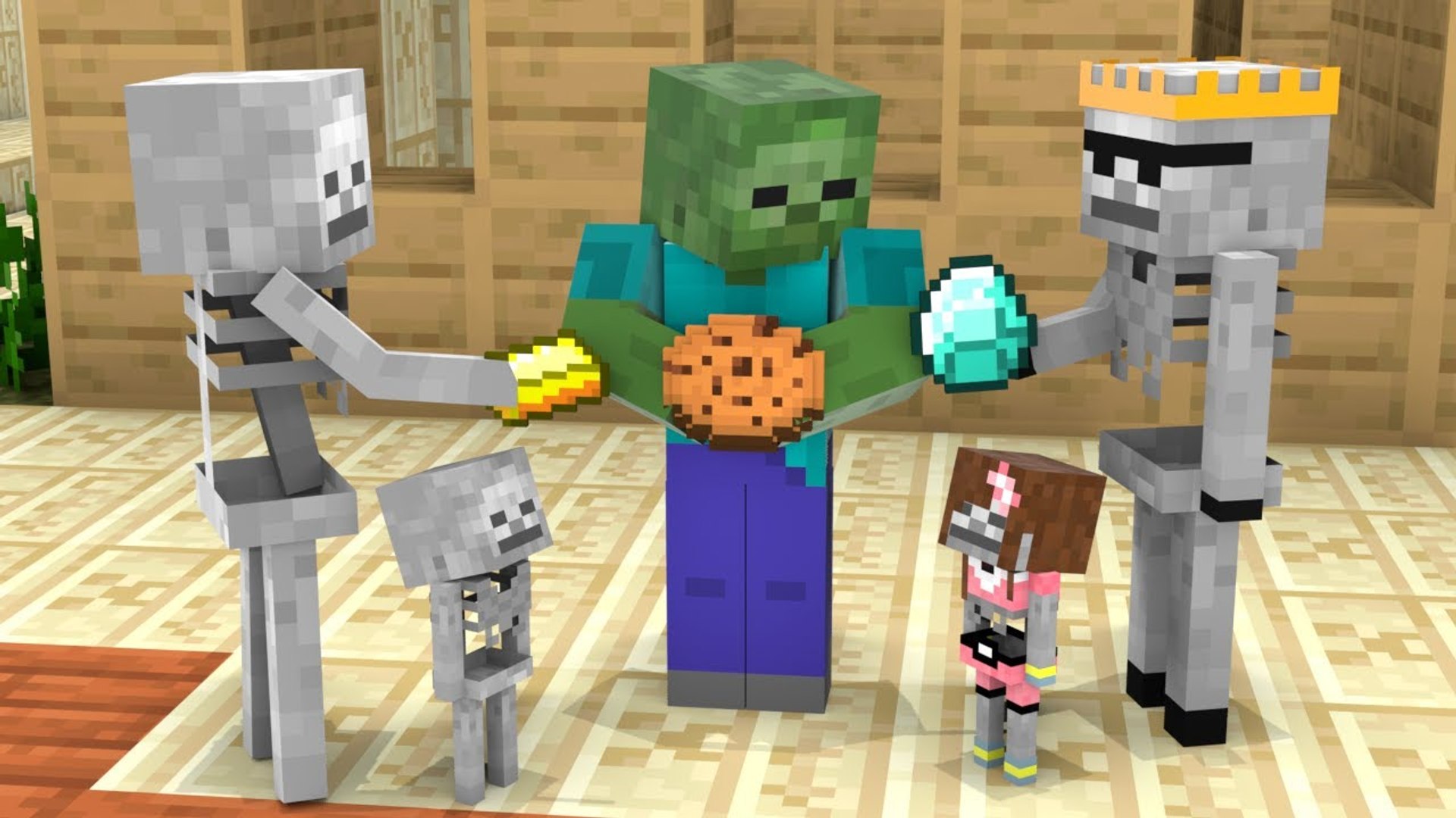 Minecraft Skeleton Baby