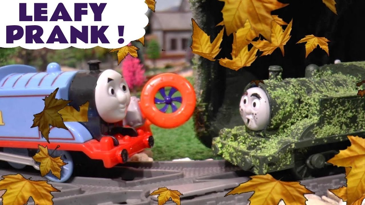 Thomas and Friends Leafy Prank with Tom Moss and Rascal Funling from ...