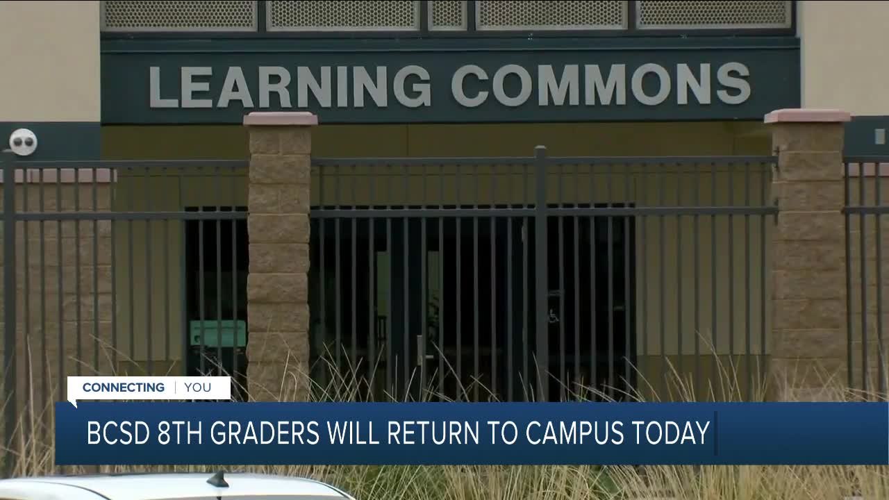 BCSD welcomes back 8th grade students today - video Dailymotion