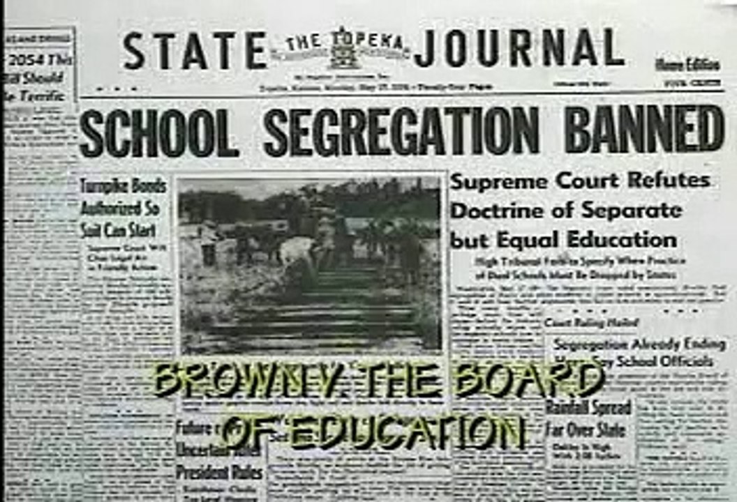Brown V. Board Of Education And The Little Rock Nine - video Dailymotion