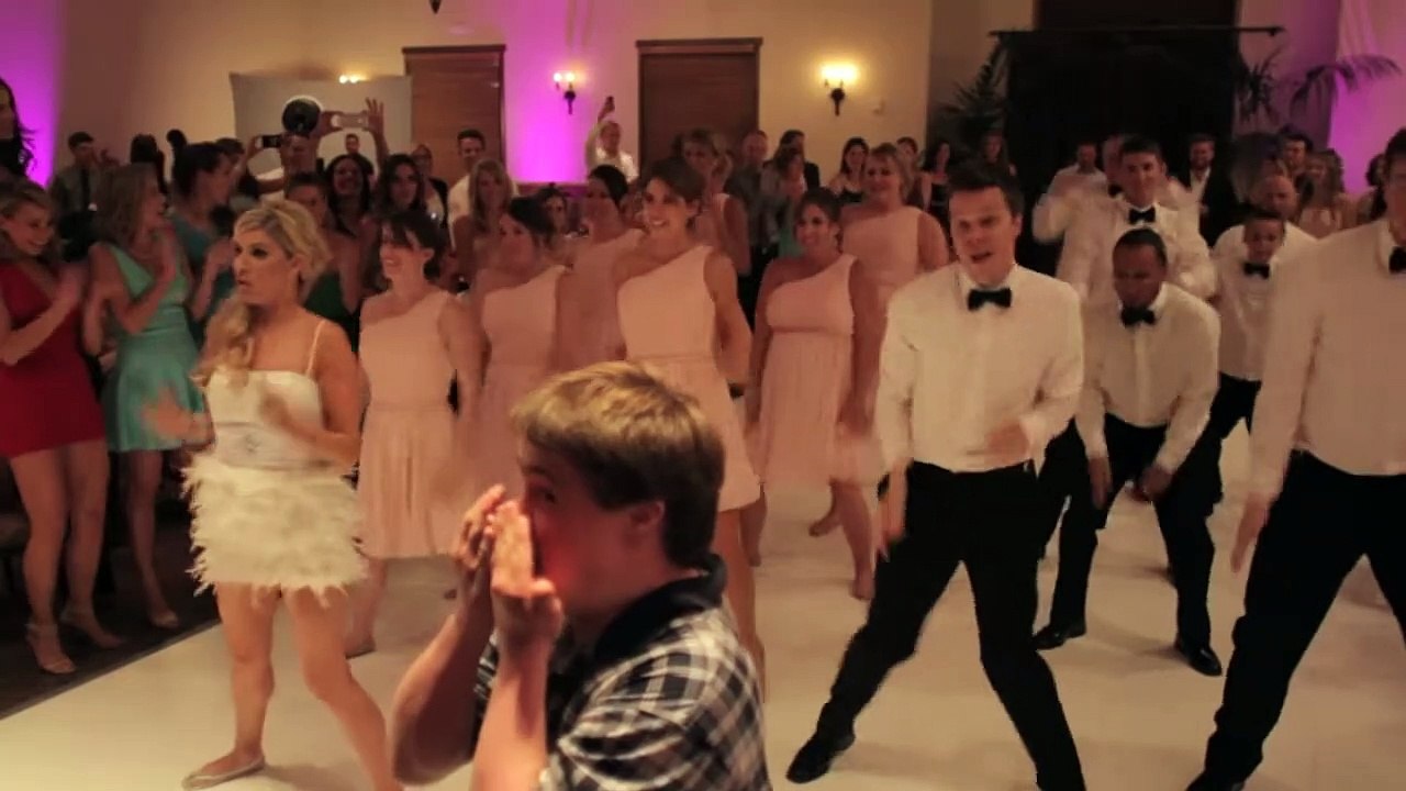 Flash Mob Wedding Dance Kesha S Timber Video Dailymotion