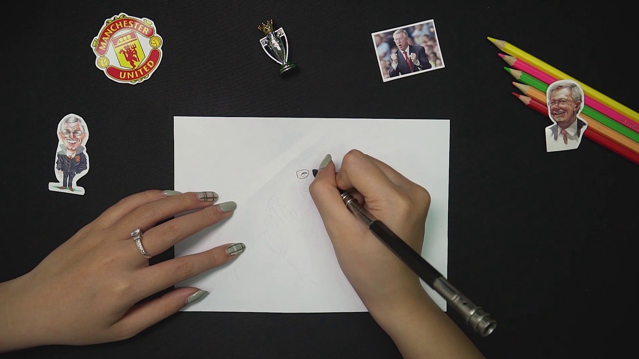 Drawing Pencil Alex Fergusons ! Thank you Sir Alex Fergusons - video ...