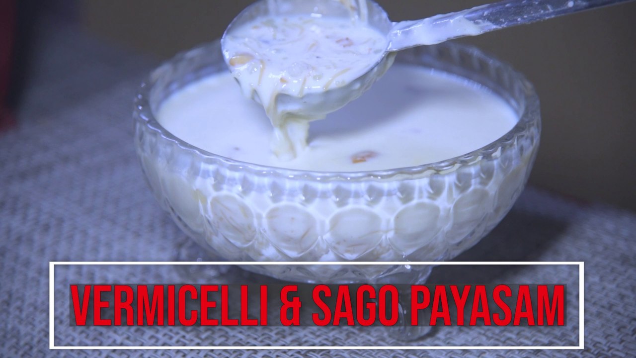 Vermicelli with Sago or Sabudana Kheer/Payasam/Semiya payasam/Shavige ...
