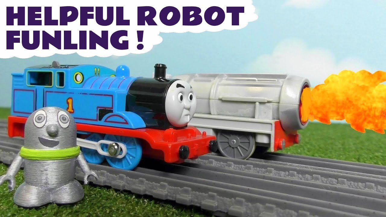 Funny Funlings Robot Funling Rescue with Thomas the Tank Engine in this ...
