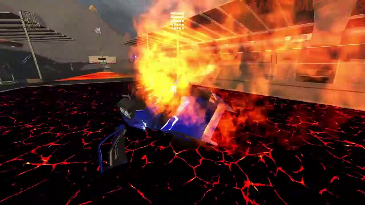 Beamng.Drive - Cars Jumping Through Lava (Giant Lava Rocket Launcher ...