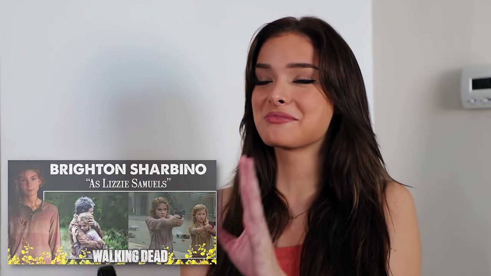 Walking Dead Lizzie Carol Scene In The Walking Dead: I'm Sorry You're