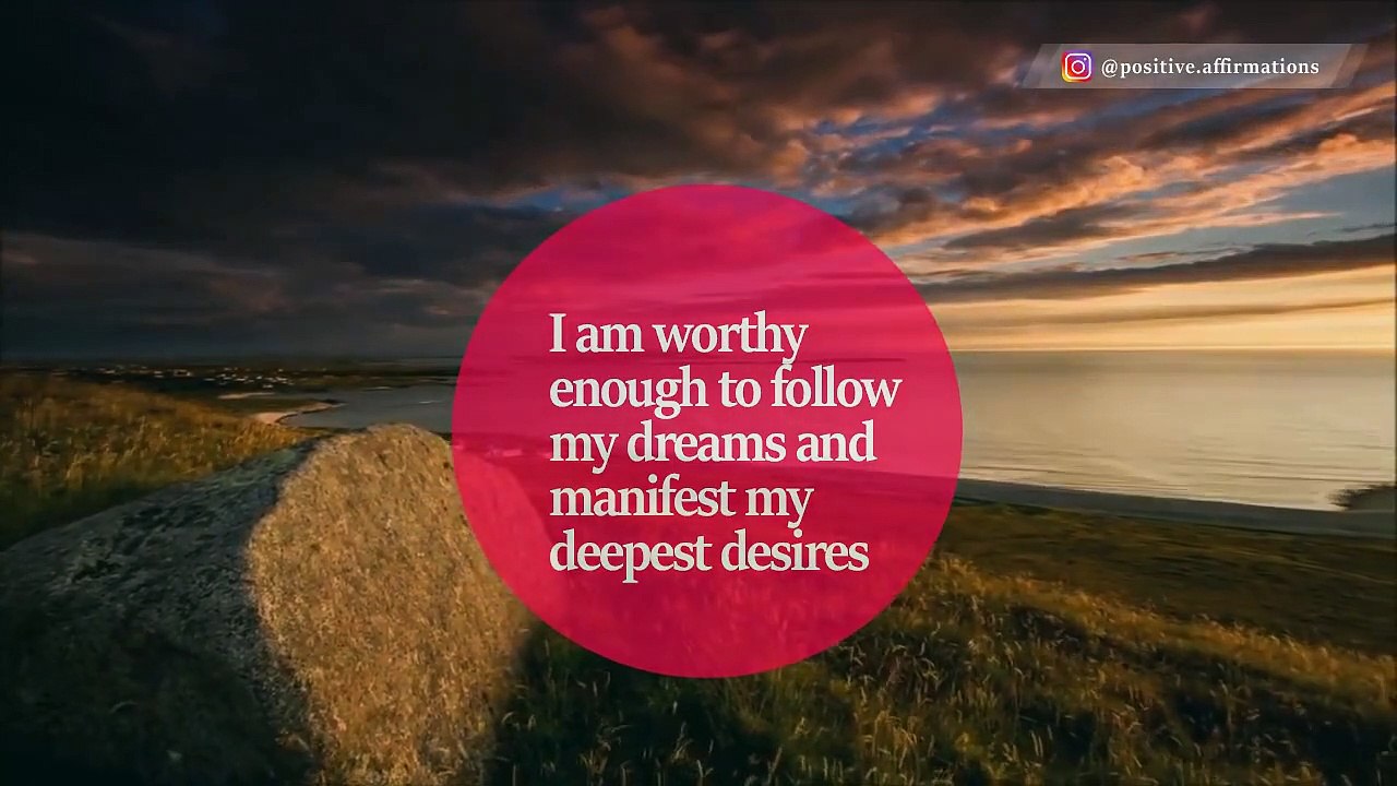 I Am Worthy & I Deserve The Best - Daily Affirmations For Self ...