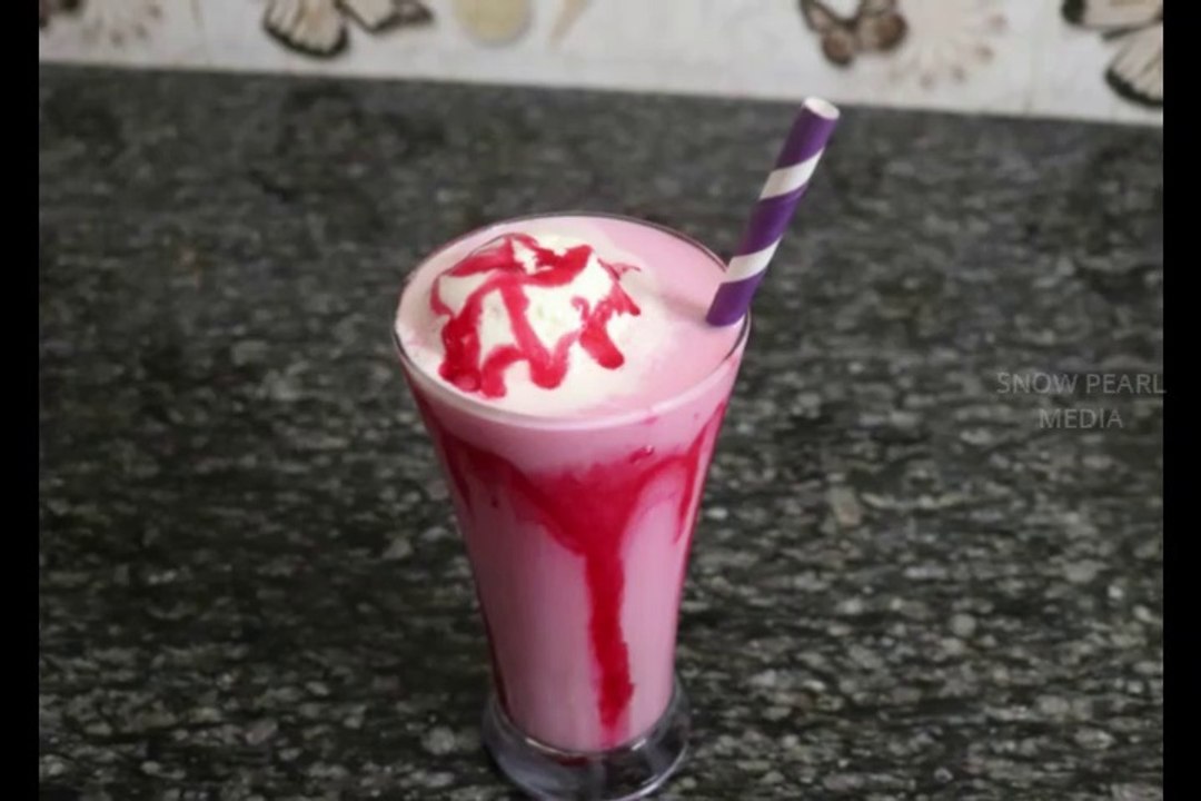 Rose Milkshake | How To Make Rose Milkshake At Home | Recipe #10 ...